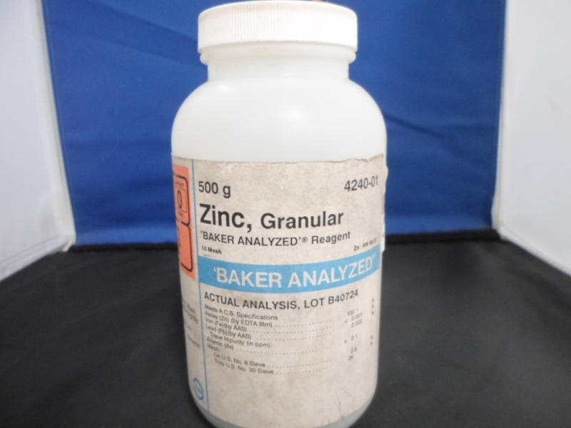 *Zin Granular 10 Mallas de 500 Gr (4240) J.T. BAKER*